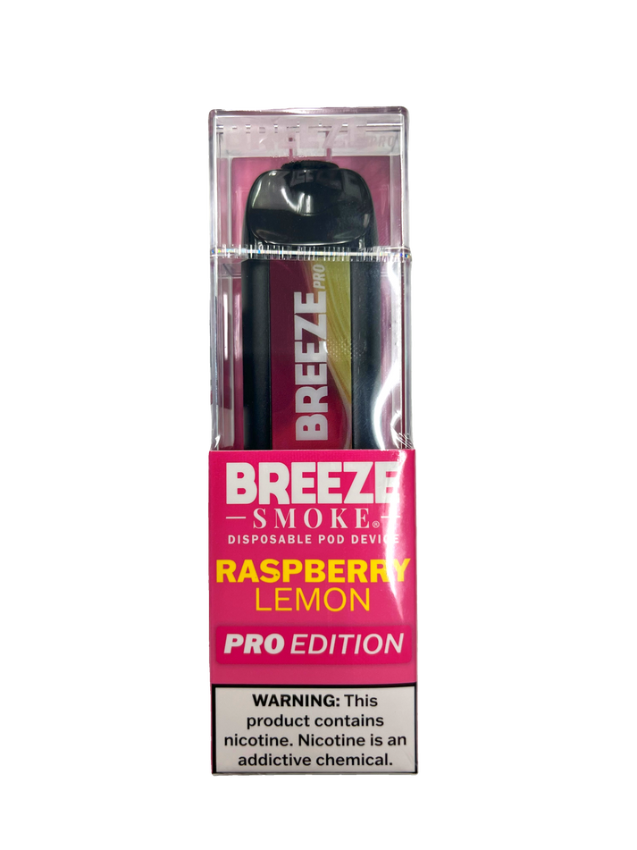 Breeze 2000 Puffs Raspberry Lemon – Puff Bros