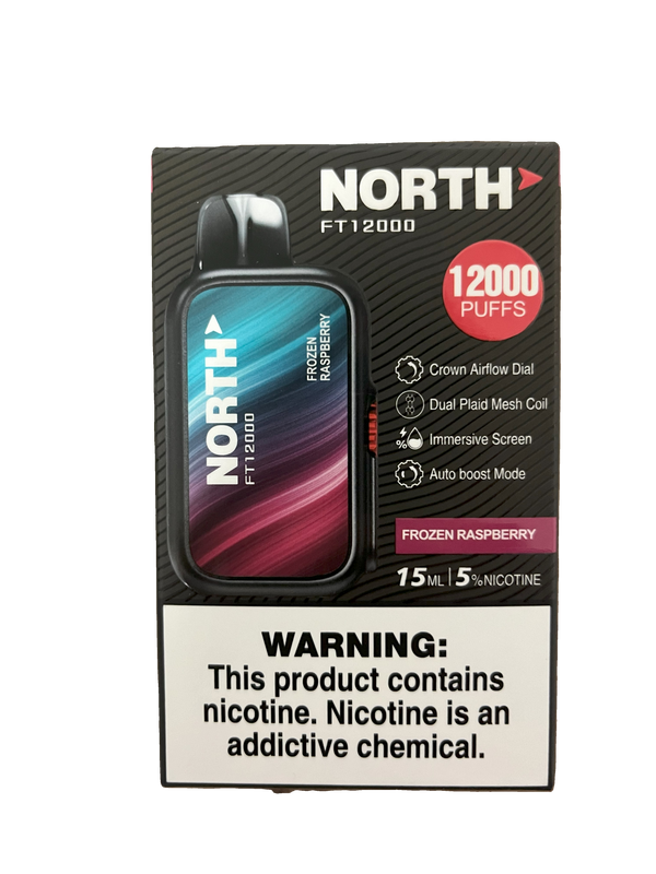 North FT12000 Frozen Raspberry – Puff Bros